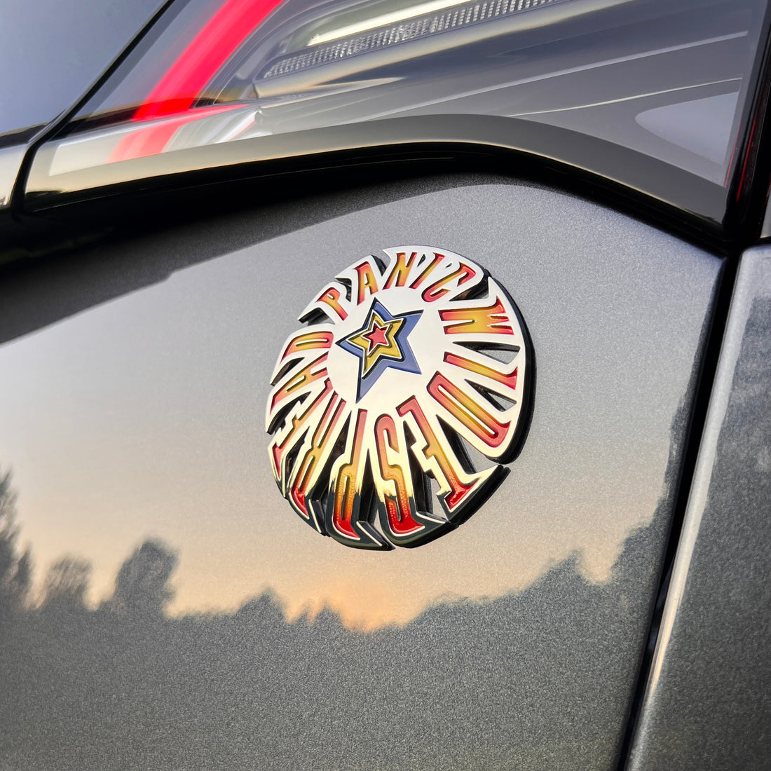 Fireball Car Badge – Widespread Merchandise