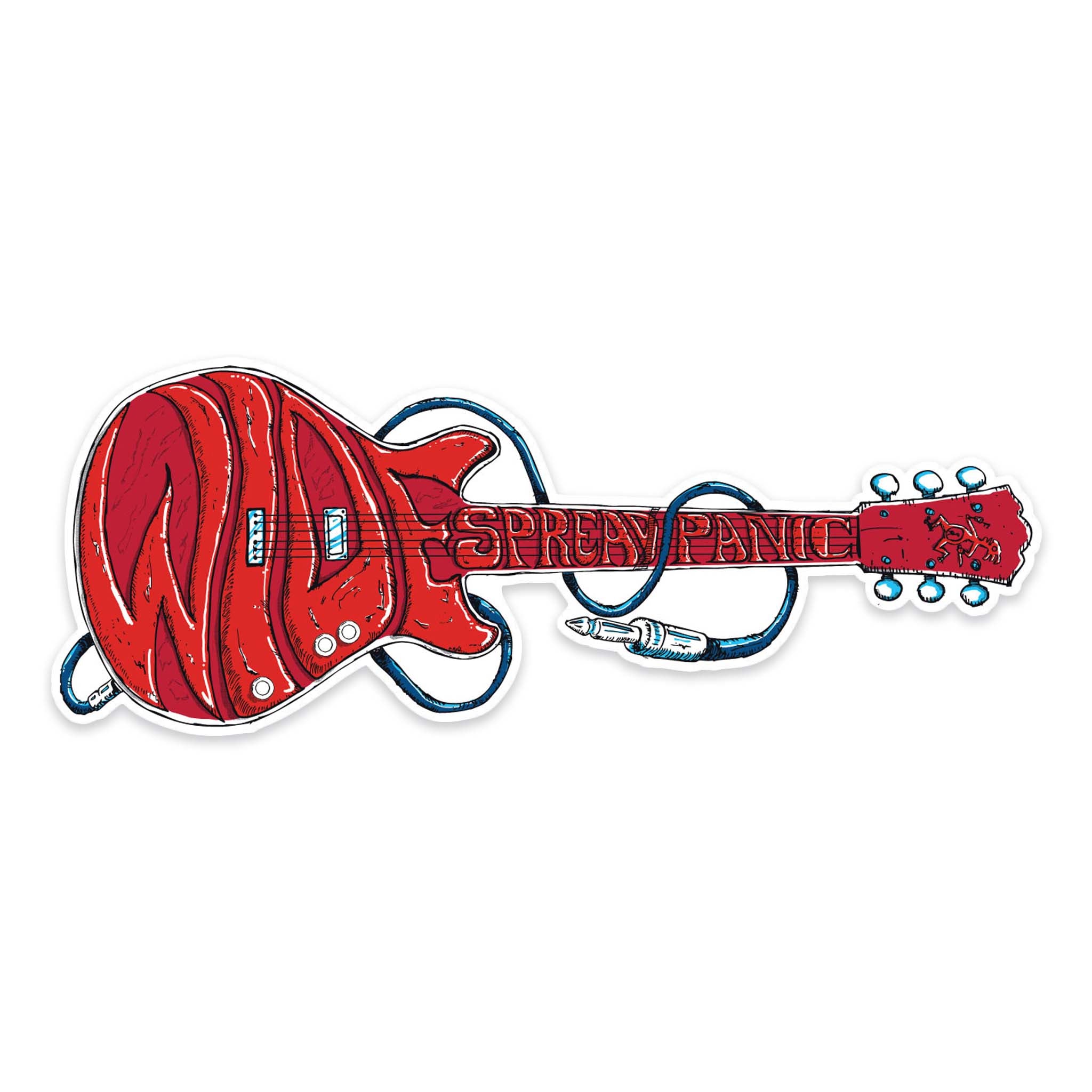Guitar Sticker – Widespread Merchandise
